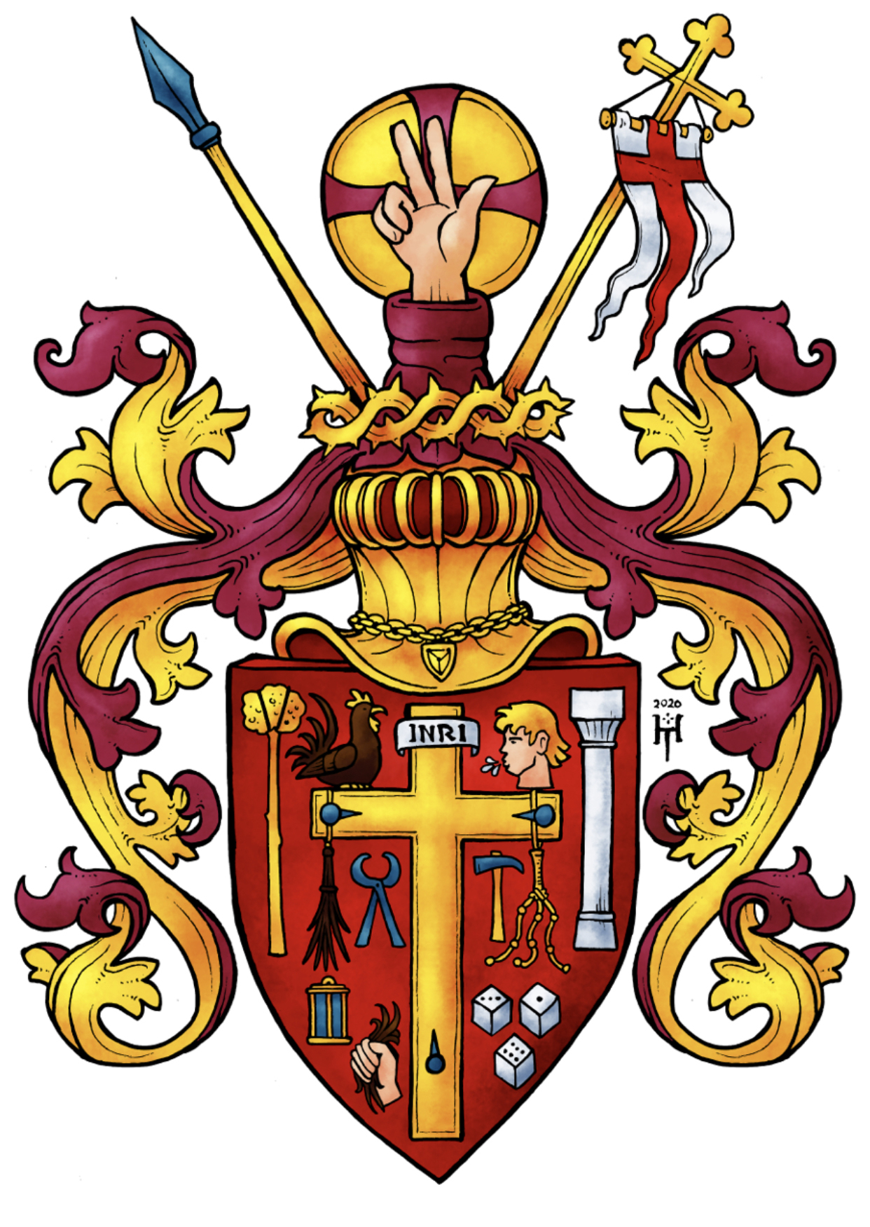 Attributed Arms of Jesus Christ | EXARANDORUM